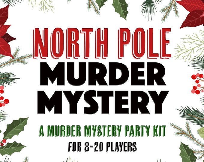 XL 30 PLAYER Who Killed Santa's Elf? // Christmas Murder Mystery ...