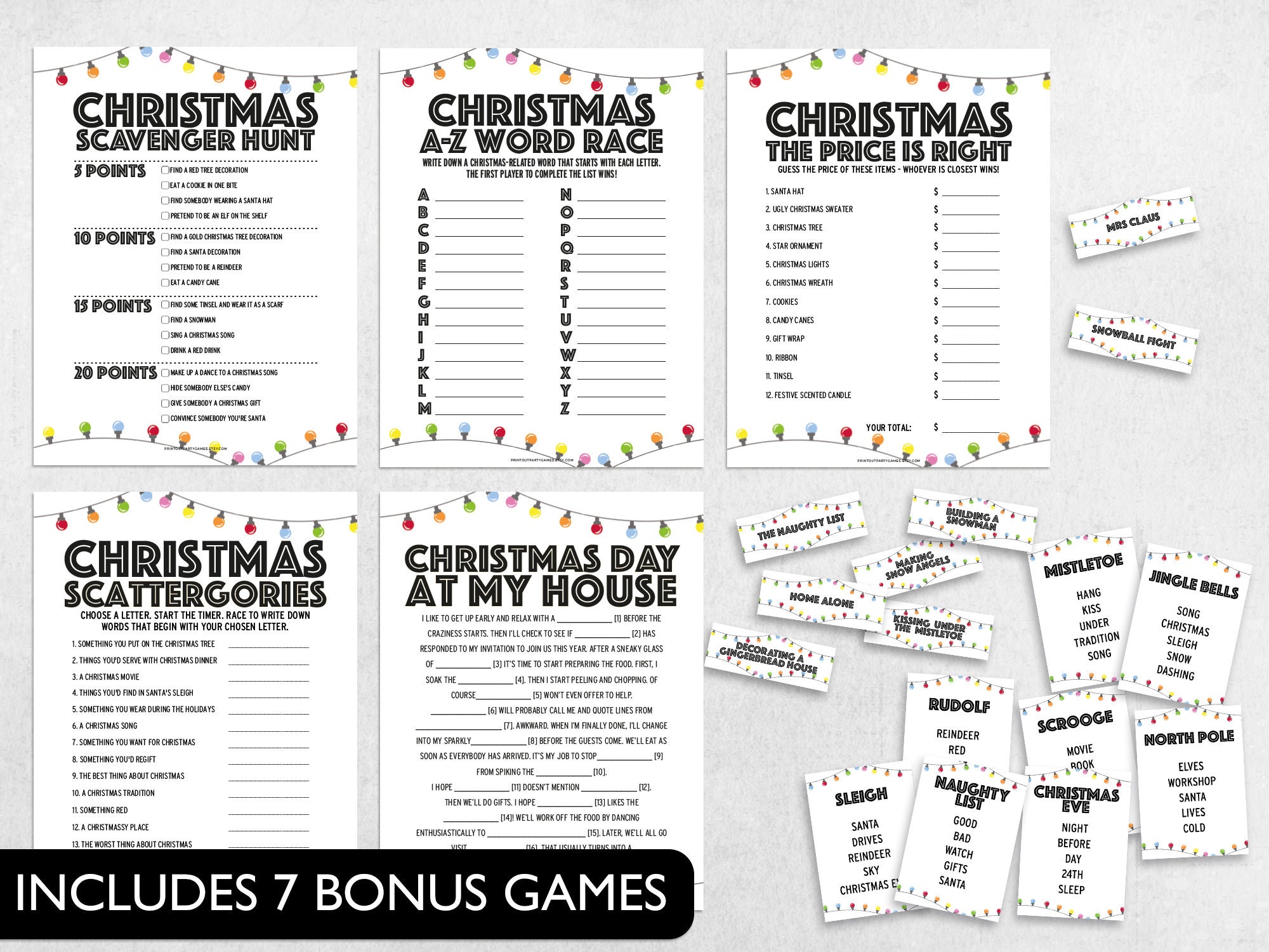 North Pole Murder Mystery Party Kit, Printable Digital Download Holiday ...