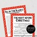 Christmas Madlibs Game, Christmas Story Game for Adults, Fill in the ...