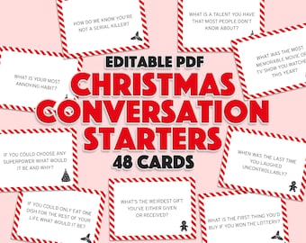 Conversation Starter Cards - Etsy