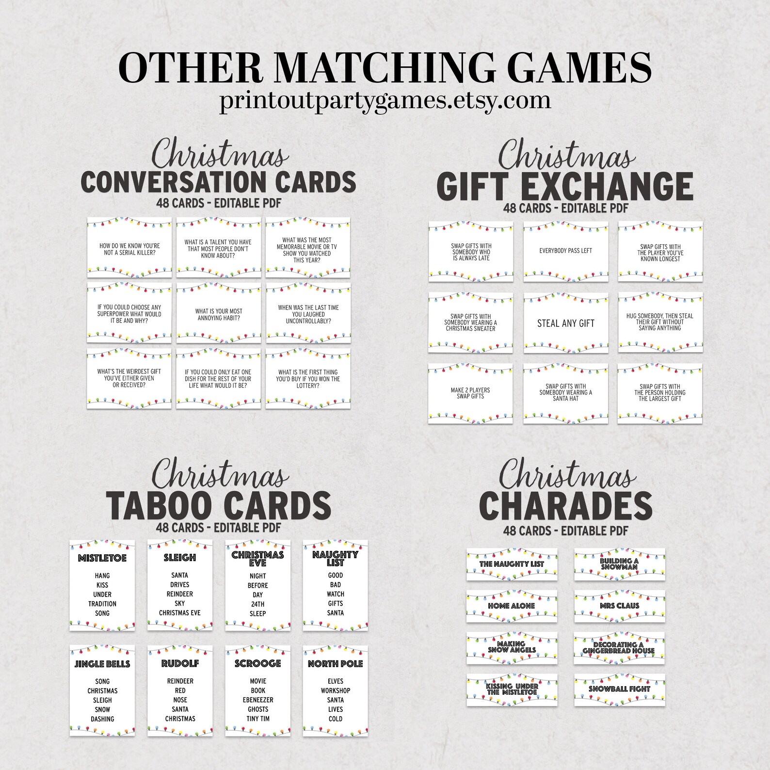 Christmas the Price is Right Game, Guess the Price Game for Holiday ...