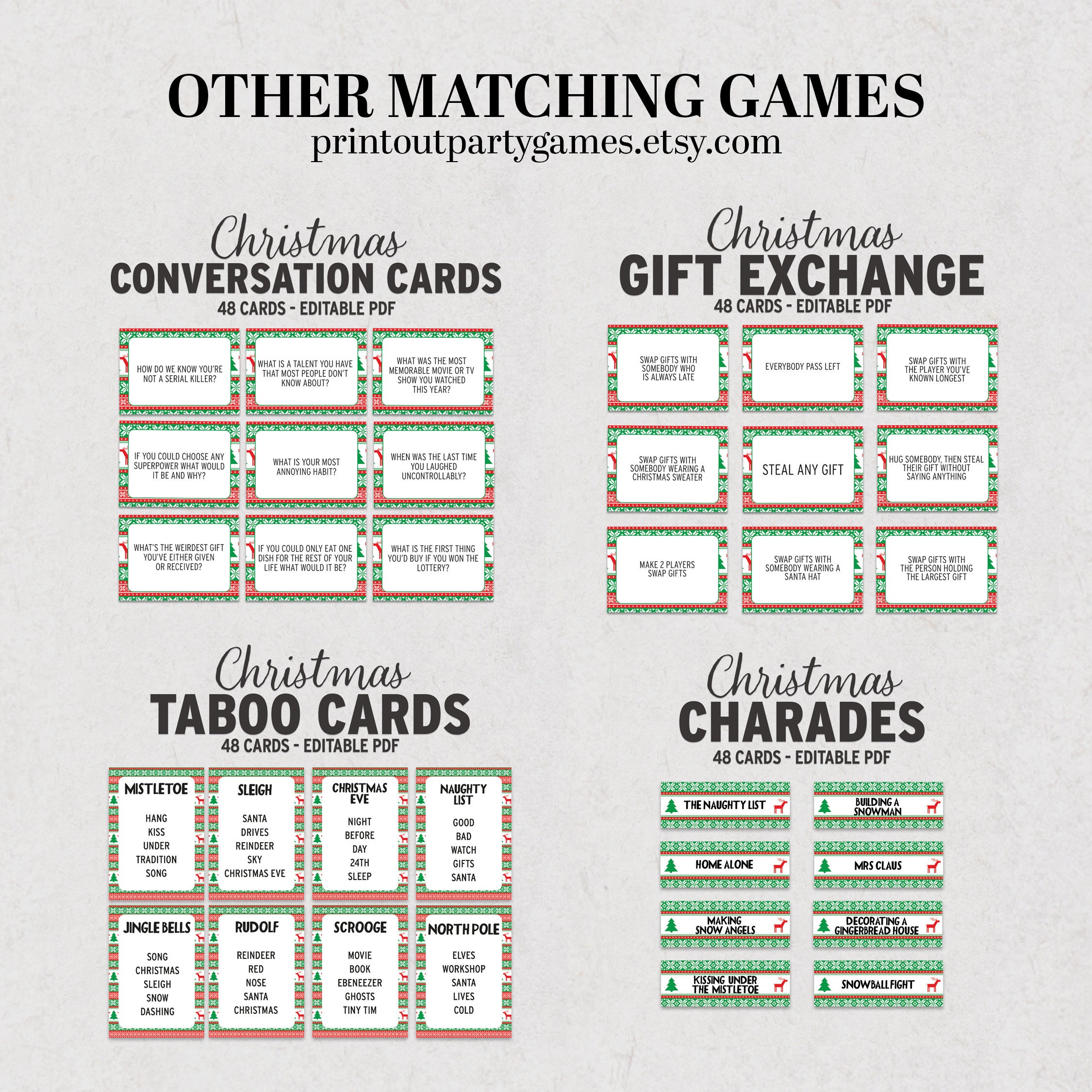 Christmas the Price is Right Game, Guess the Price Game for Holiday ...