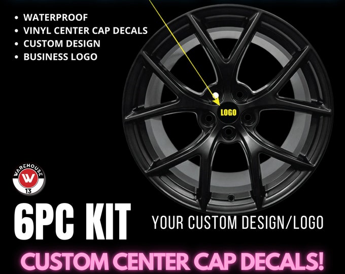 Metal Stickers Custom Car / Wheels Center Cap Logo Badge Wheel Trims ...