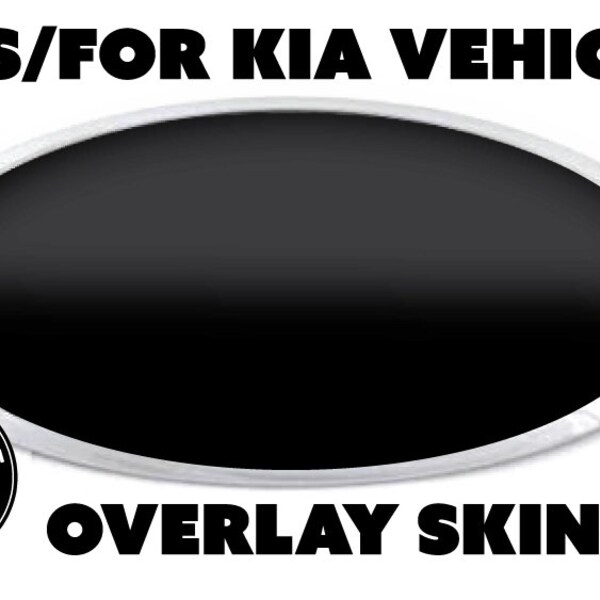 Kia Telluride Black Emblem Overlay - Etsy