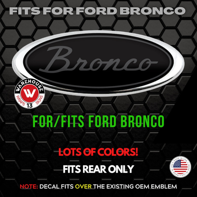 Ford Bronco - Etsy
