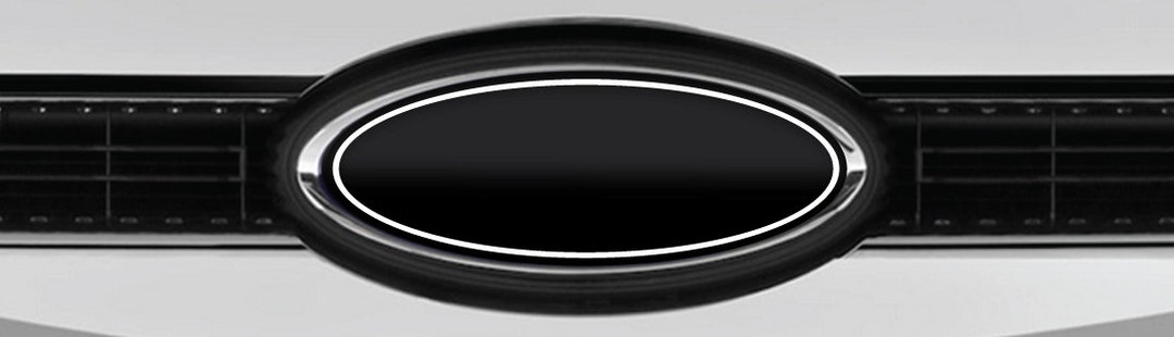 Fits for Ford Overlay Emblem Decals. Black /white. Rear Decal.f150 F250 ...