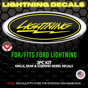 Ford Lightning Decal Kit - Etsy