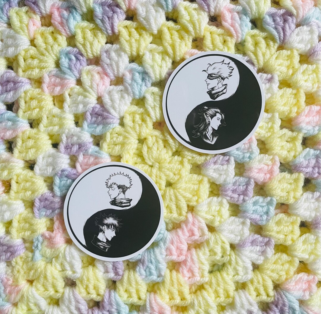 Jjk Satosugu Itafushi Yin Yang Stickers! (gojo, Suguru, Itadori, Megumi ...
