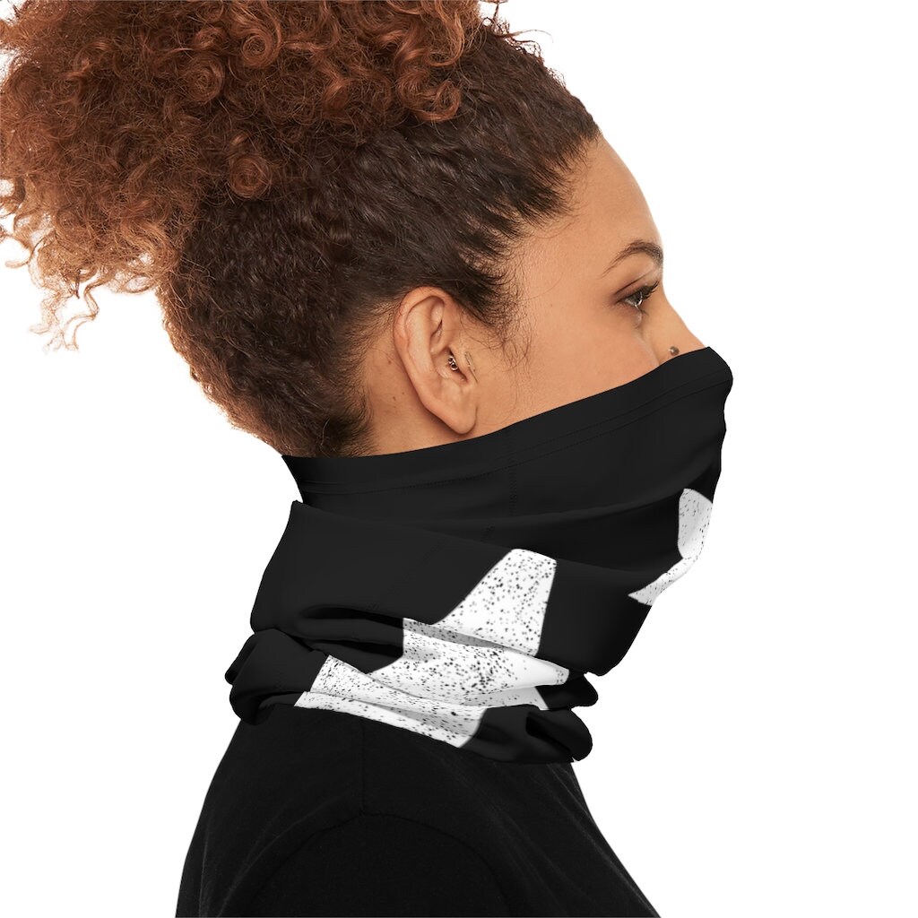 Puerto Rico Black and White Flag Lightweight Neck Gaiter - Etsy