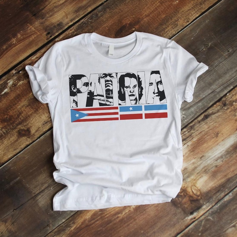 Puerto Rico Patria Svg - Etsy