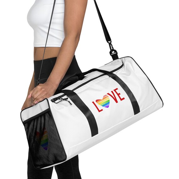 Pride Duffle Bag LGBTQIA Duffle Bag With Inspirational | Etsy