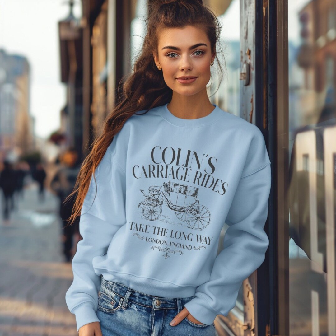 Colin's Carriage Sweatshirt Long Way Home Bridgerton T-shirt Bridgerton ...