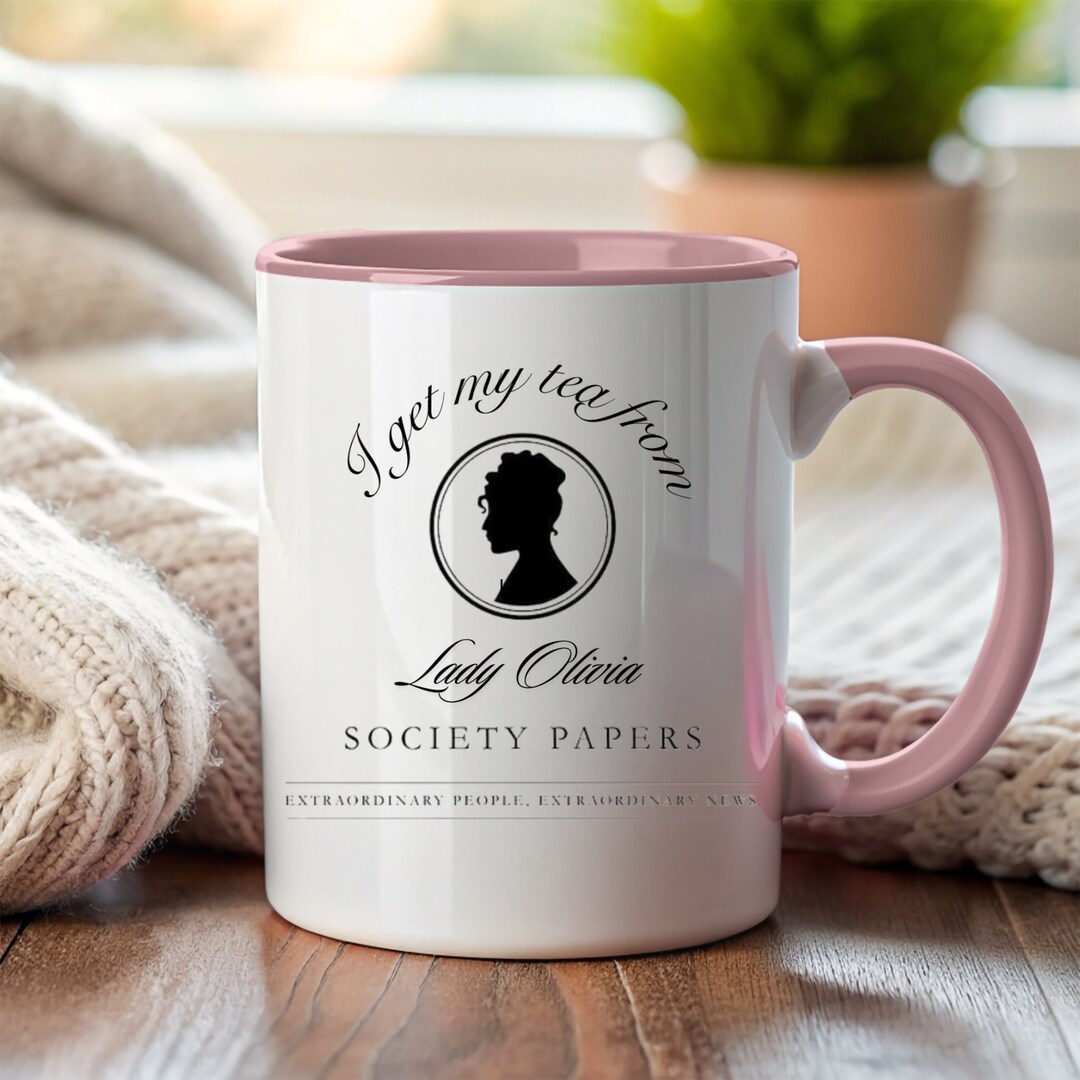 Personalized Bridgerton Lady Whistledown Mug, Lady Whistledown ...