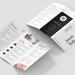 Designer Resume Brochure Tri-fold Template for MS Word, Canva, Adobe ...