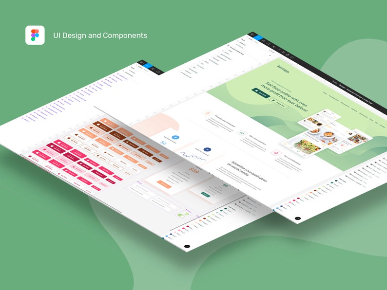 Landing Page for Mobile App Promotion, Figma Template, UI Design, One ...