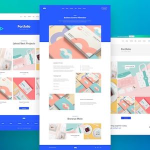 Creative Studio Figma Template, UI Design, Urho Agency, Portfolio ...