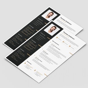 Resume and Cover Letter Template, Modern CV Design With Photo, Fully ...