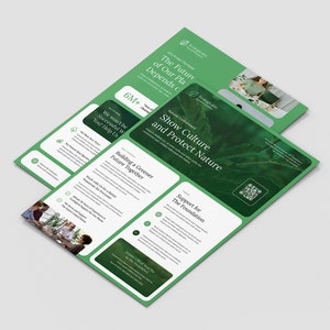 Ecology Foundation Flyer Canva Template, Campus Offer, Solar Panels ...