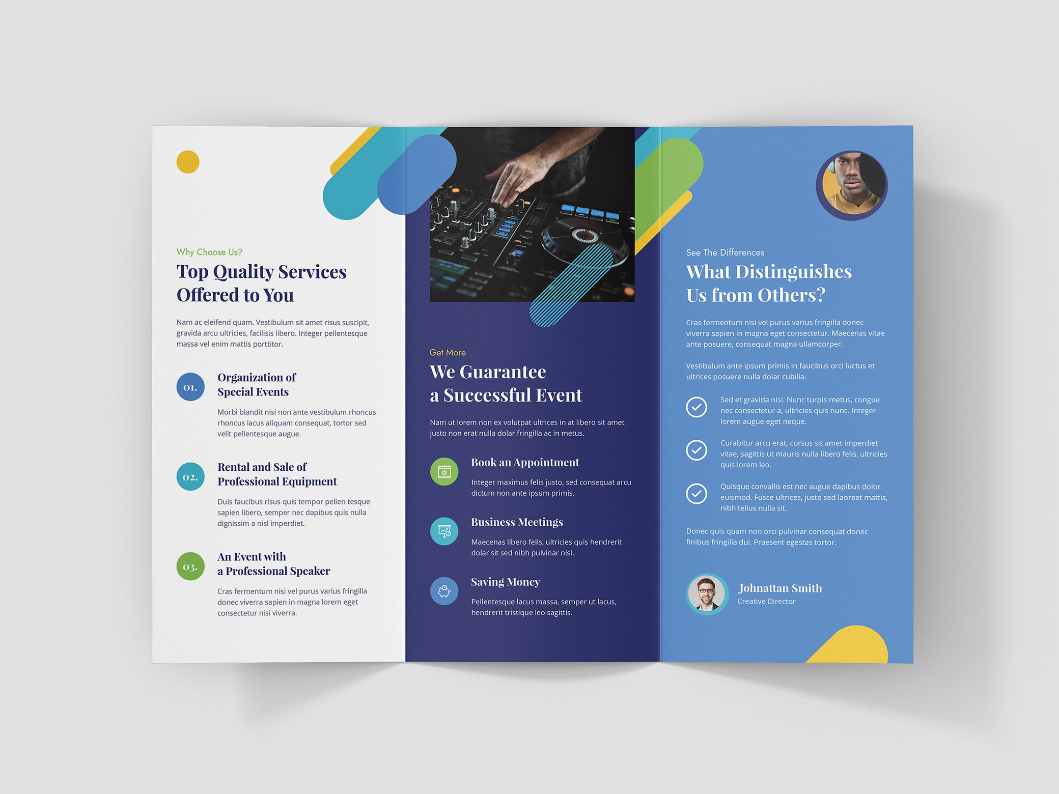 Event Business Brochure Trifold, Canva Template, Conference Agenda ...