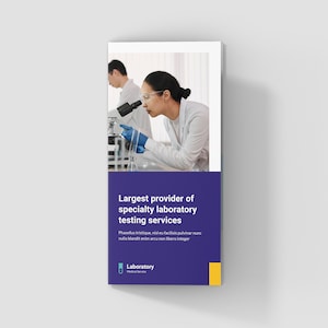 Laboratory Brochure Tri-fold, Canva Template, Medical Brochure Design ...