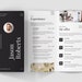 Designer Resume Brochure Tri-fold Template for MS Word, Canva, Adobe ...