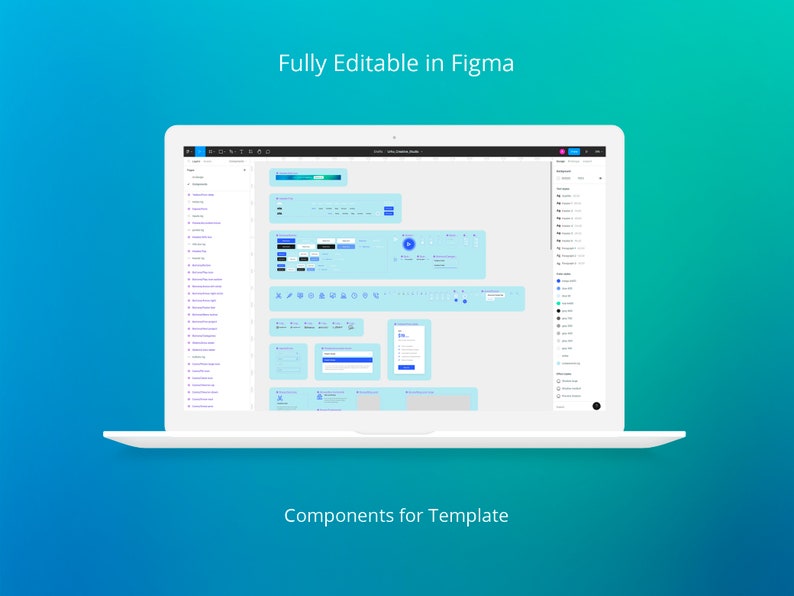 Creative Studio Figma Template, UI Design, Urho Agency, Portfolio ...