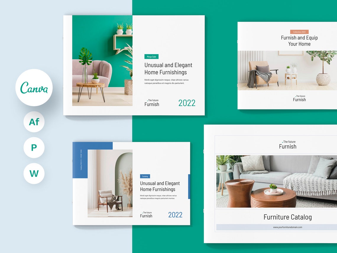 Product Catalog Canva Indesign Template 24 Editable Pages, Cover Design ...