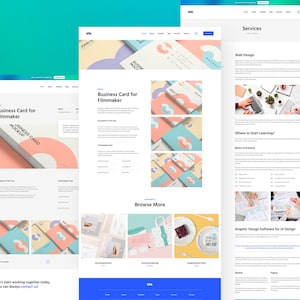Creative Studio Figma Template, UI Design, Urho Agency, Portfolio ...