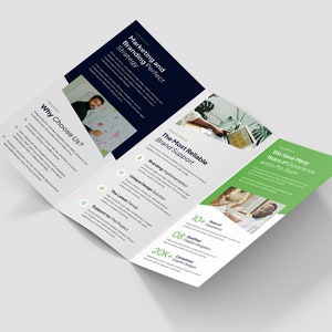 Web Studio Brochure Tri-fold Template, Creative Agency, Interactive ...