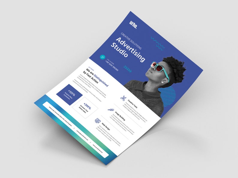 Creative Studio Flyer Template, Urho Design (digital Download) - Etsy