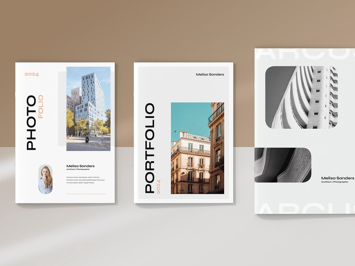Canva Portfolio Template, Architecture Portfolio, Interior Design ...