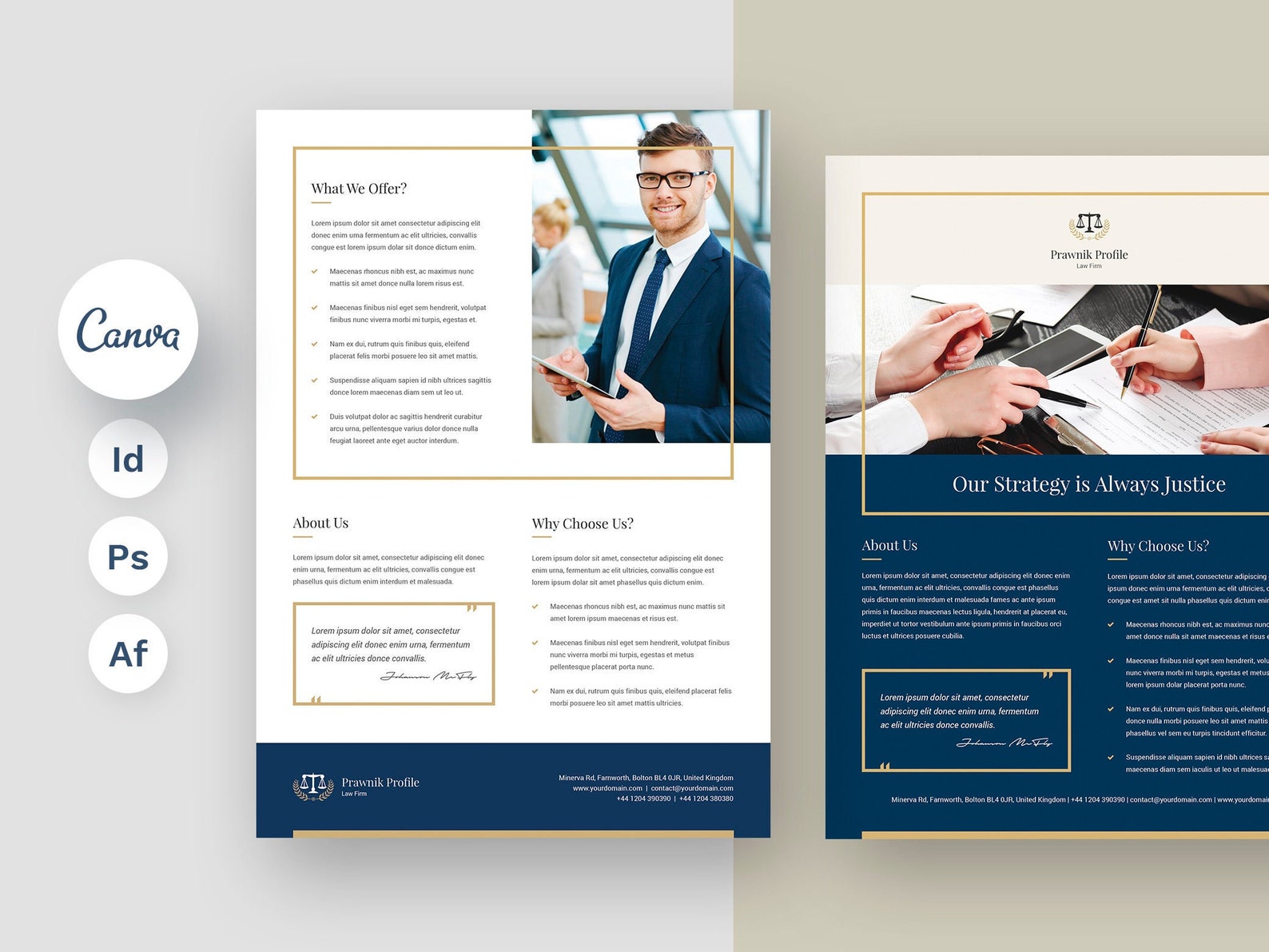 Lawyer Realtor Flyer Canva Template, Real Estate, Legal Services, Law ...