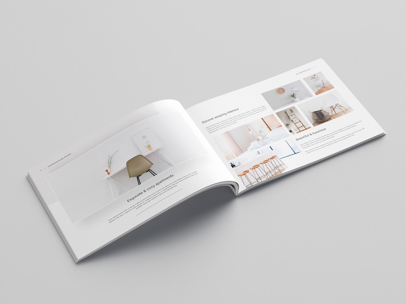 Portfolio Template, Minimalist Layout, Architecture, Interior Design ...