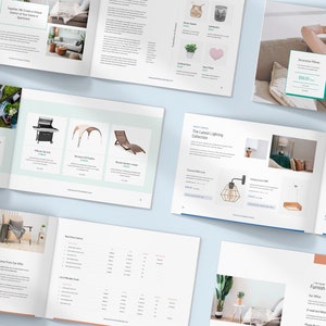 Product Catalog Canva Indesign Template - 24 Editable Pages, Cover ...