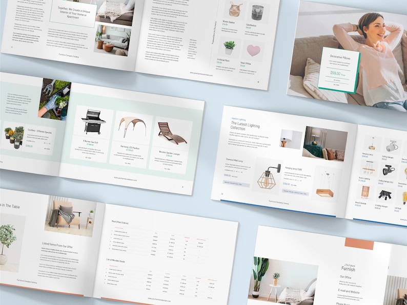 Product Catalog Canva Indesign Template - 24 Editable Pages, Cover ...