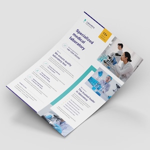 Laboratory Flyer Template, Medical Business Template, Doctor Flyer ...