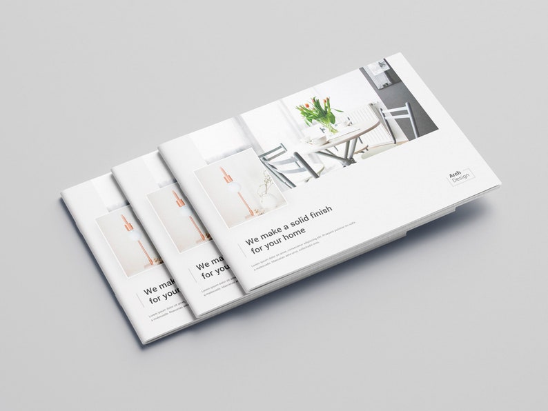 Portfolio Template, Minimalist Layout, Architecture, Interior Design ...