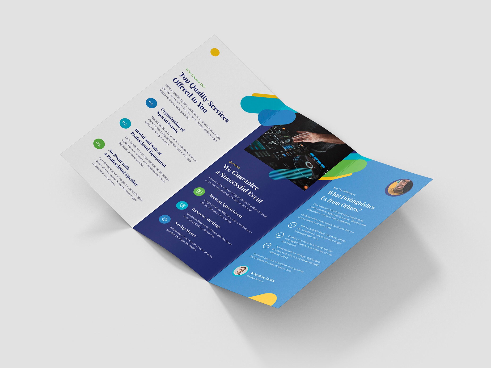 Event Business Brochure Trifold, Canva Template, Conference Agenda ...