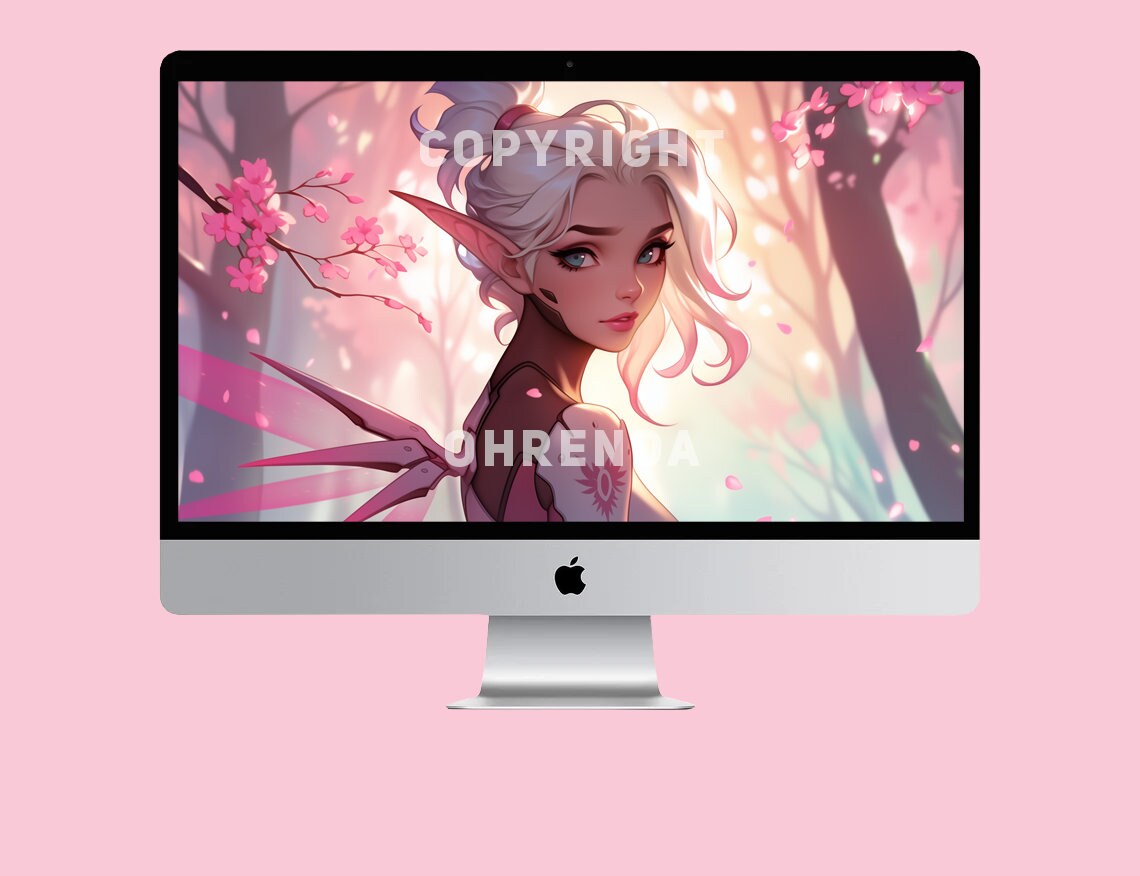 Mercy Overwatch Desktop Background | Limited Edition | Gamer Girl ...