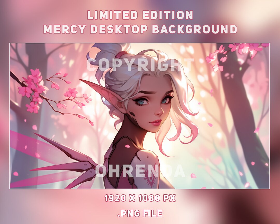Mercy Overwatch Desktop Background Limited Edition Gamer Girl Mercy ...