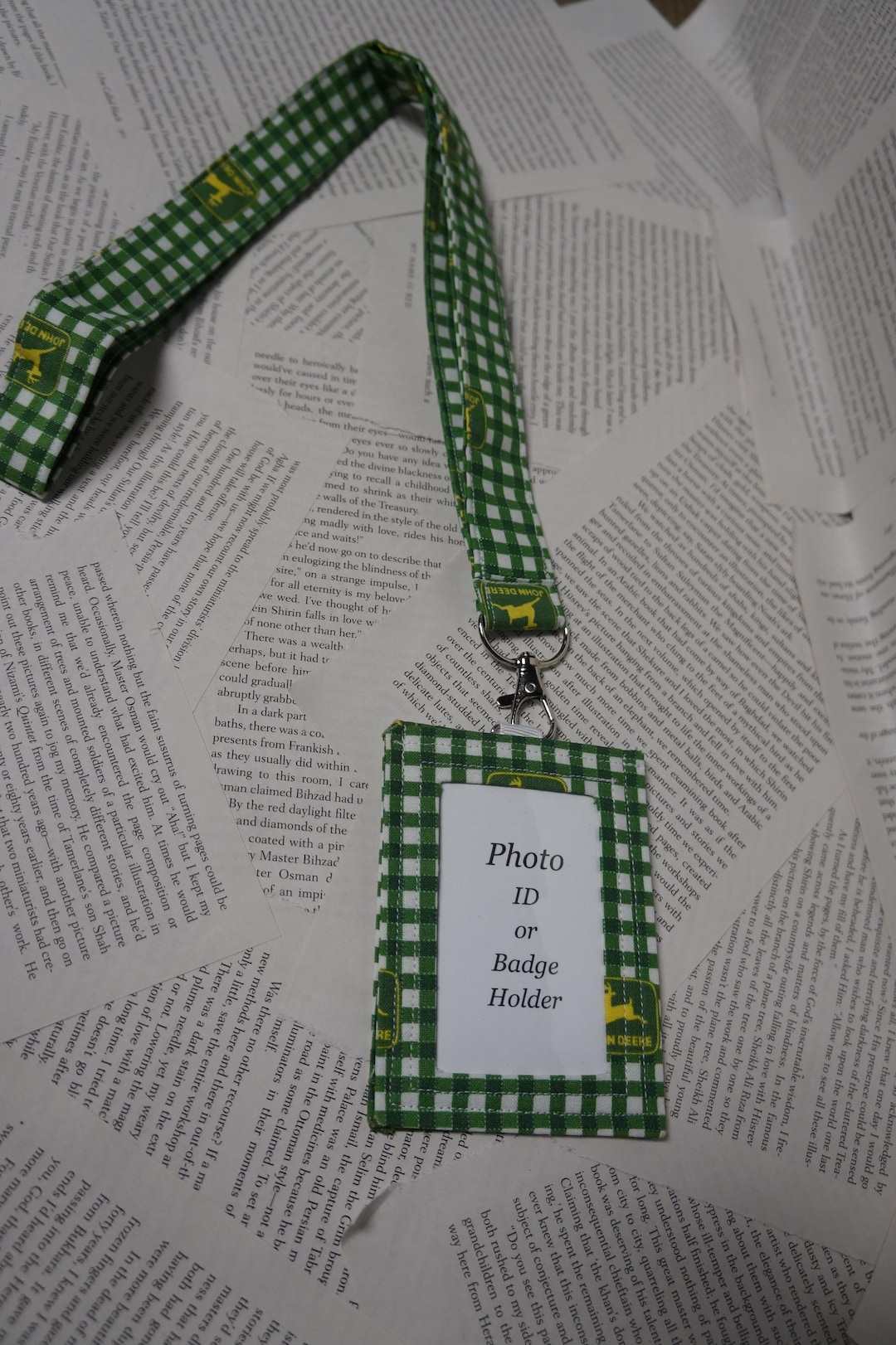 John Deere Lanyard/handmade Key Holder/john Deere Key Chain/john Deere ...