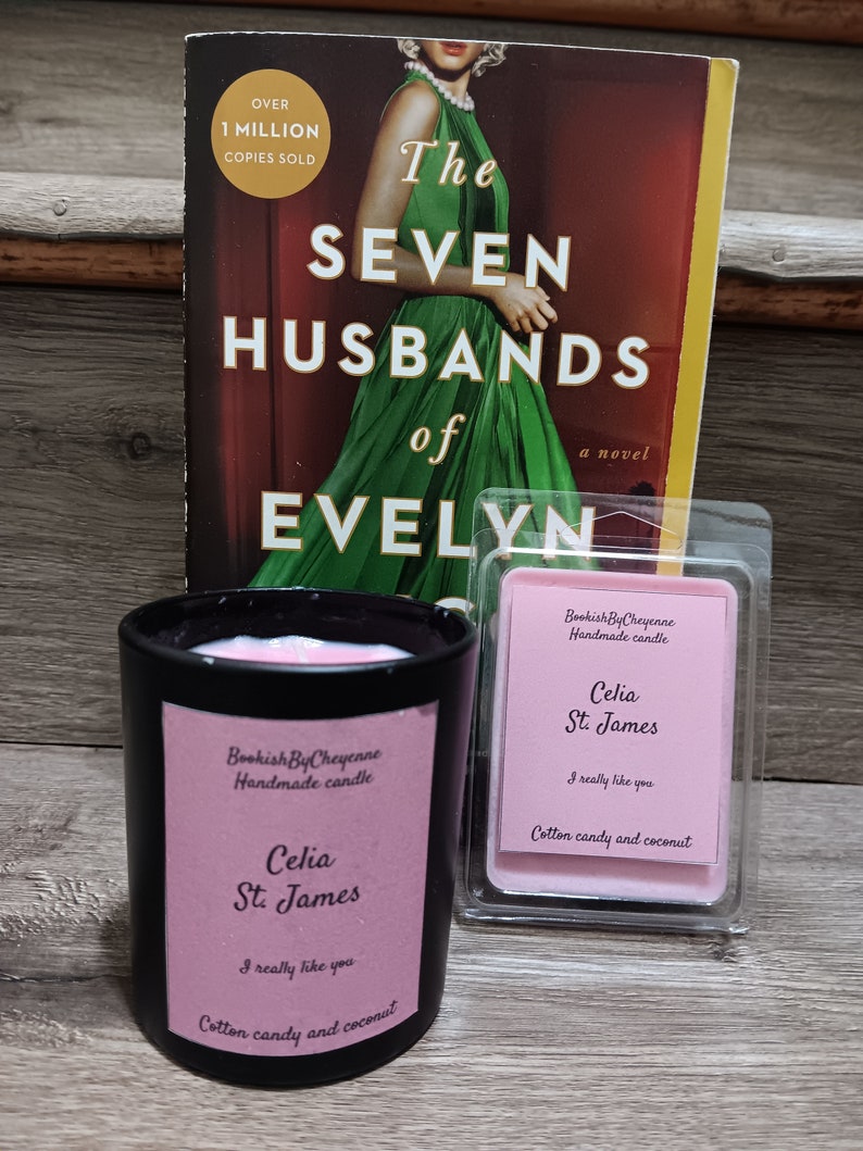 Seven Husband's of Evelyn Hugo Wax Melt Candle/handmade Bookish Candle ...