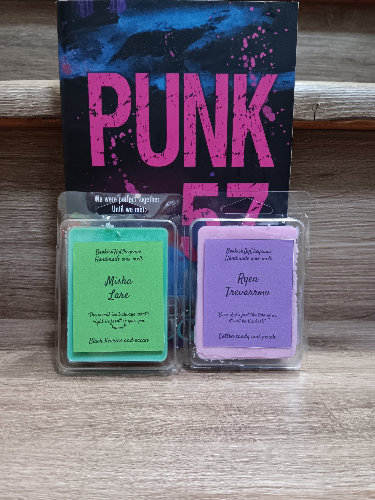 Punk 57 Wax Melt Candle/handmade Bookish Candle/book Merch/misha Lare ...