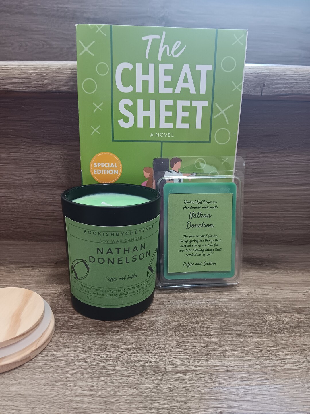 The Cheat Sheet Wax Melt Candle/bookish Candle/book Merch/sarah Adams ...