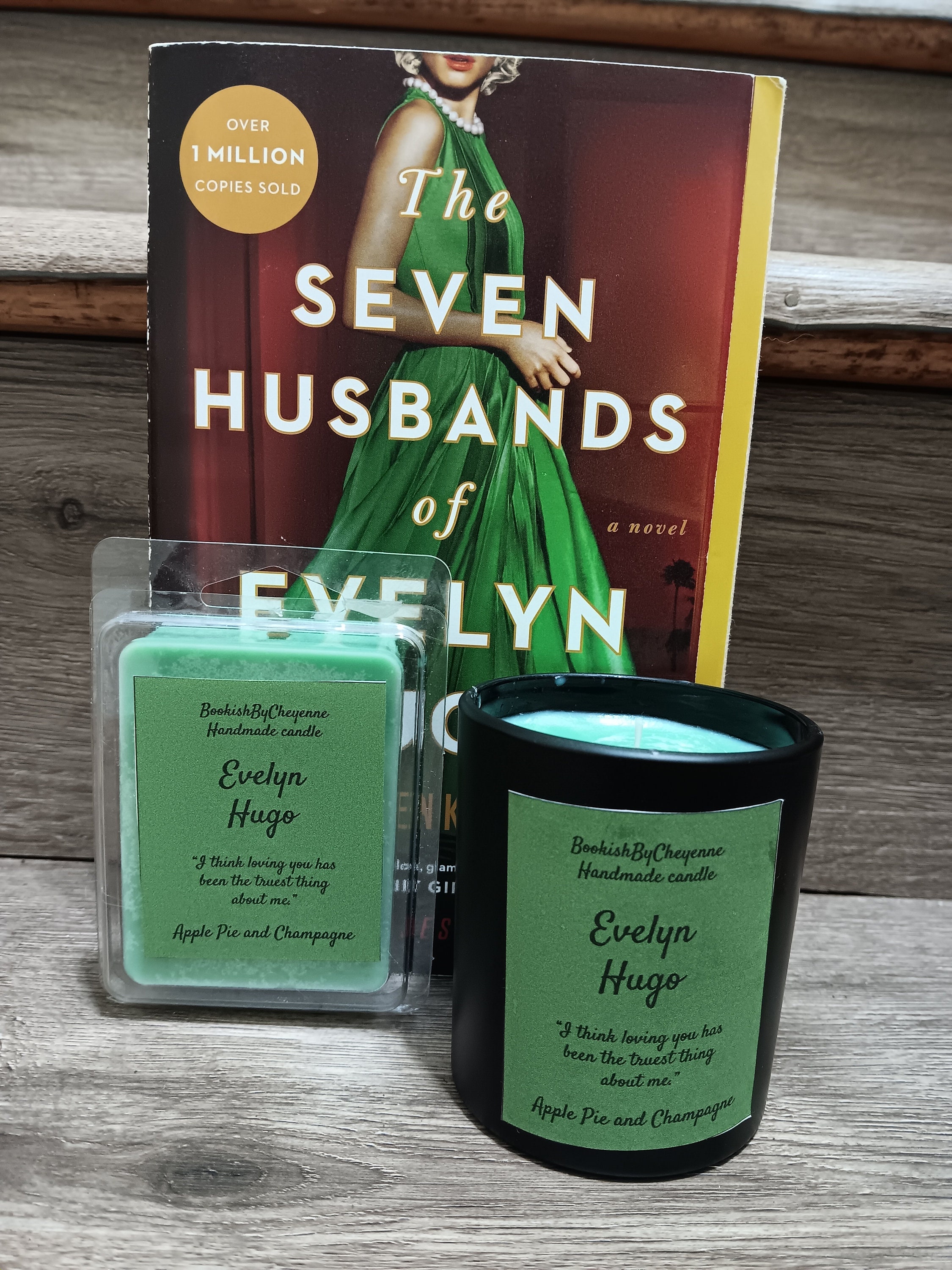 Seven Husband's of Evelyn Hugo Wax Melt Candle/handmade Bookish Candle ...