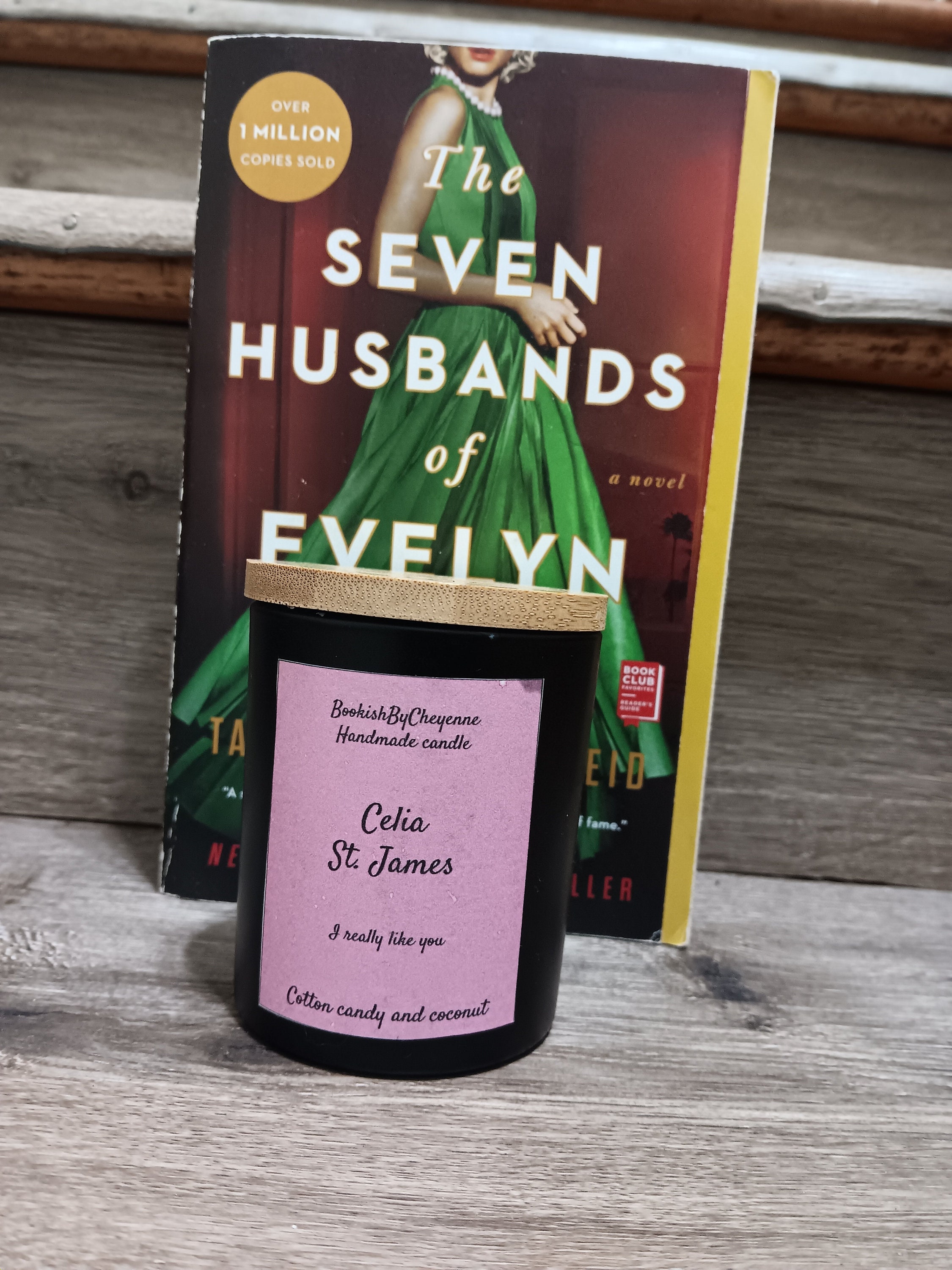 Seven Husband's of Evelyn Hugo Wax Melt Candle/handmade Bookish Candle ...