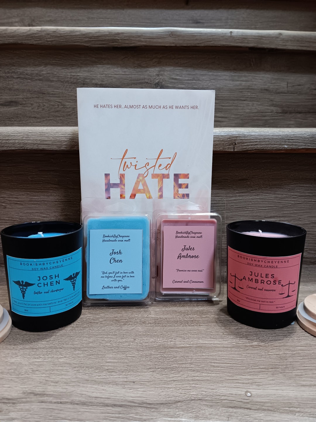 Twisted Hate Candle/handmade Bookish Candle/book Merch/josh Chen and ...