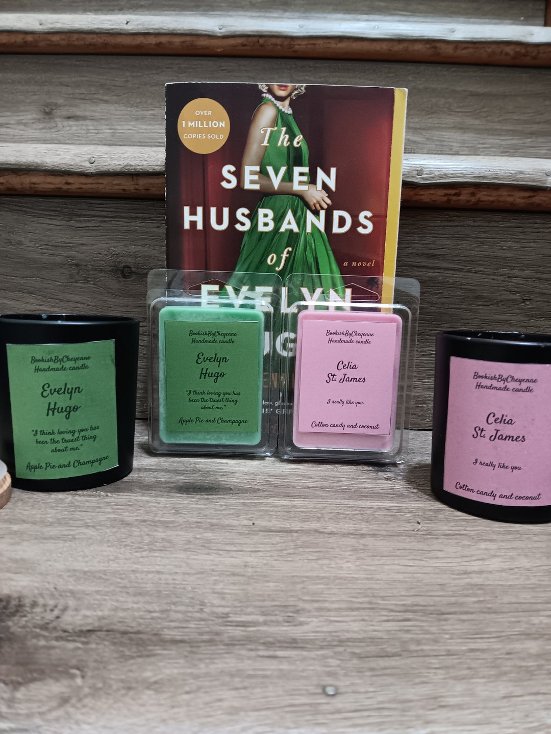 Seven Husband's of Evelyn Hugo Wax Melt Candle/handmade Bookish Candle ...