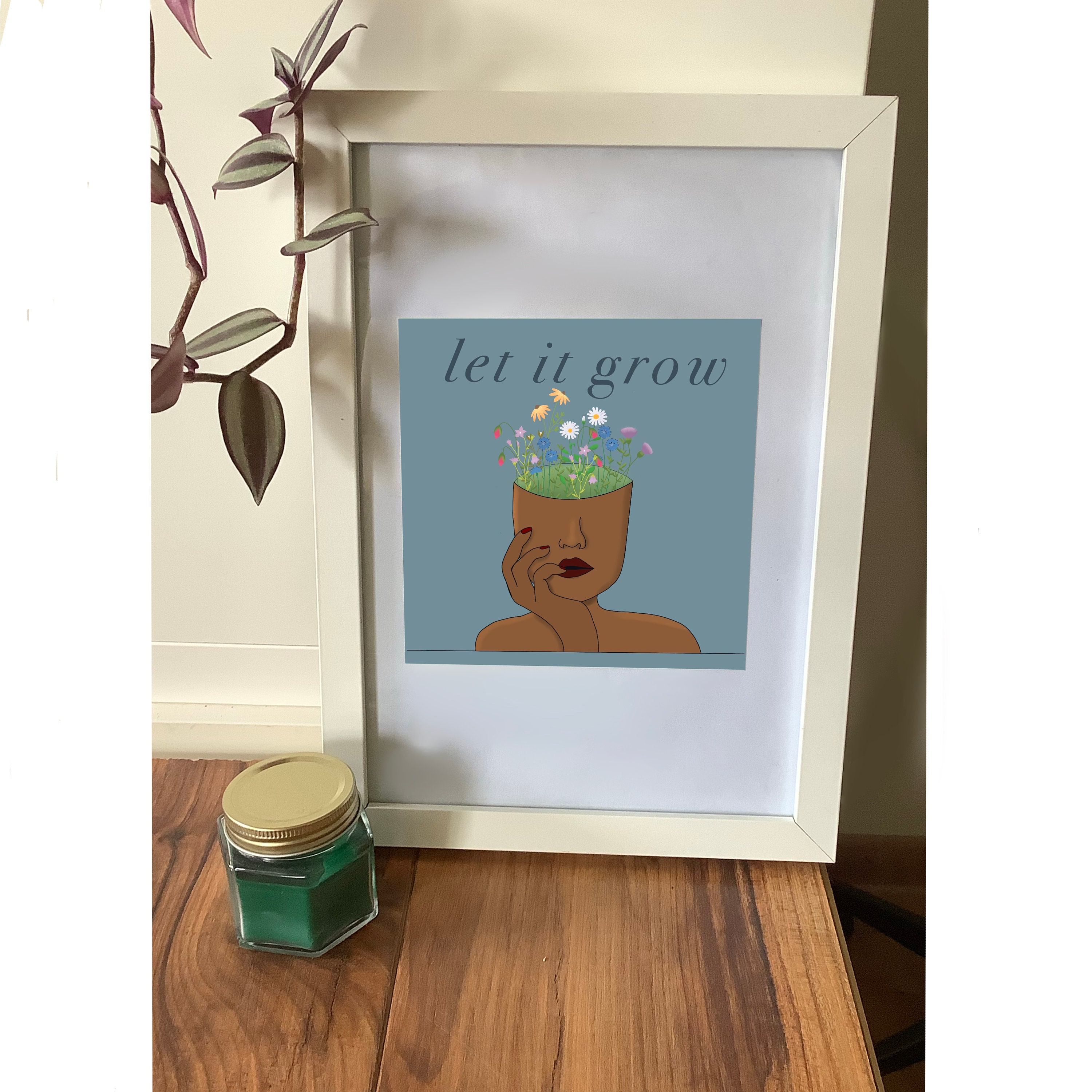 Let it grow - Illustration - digital print - Etsy.de