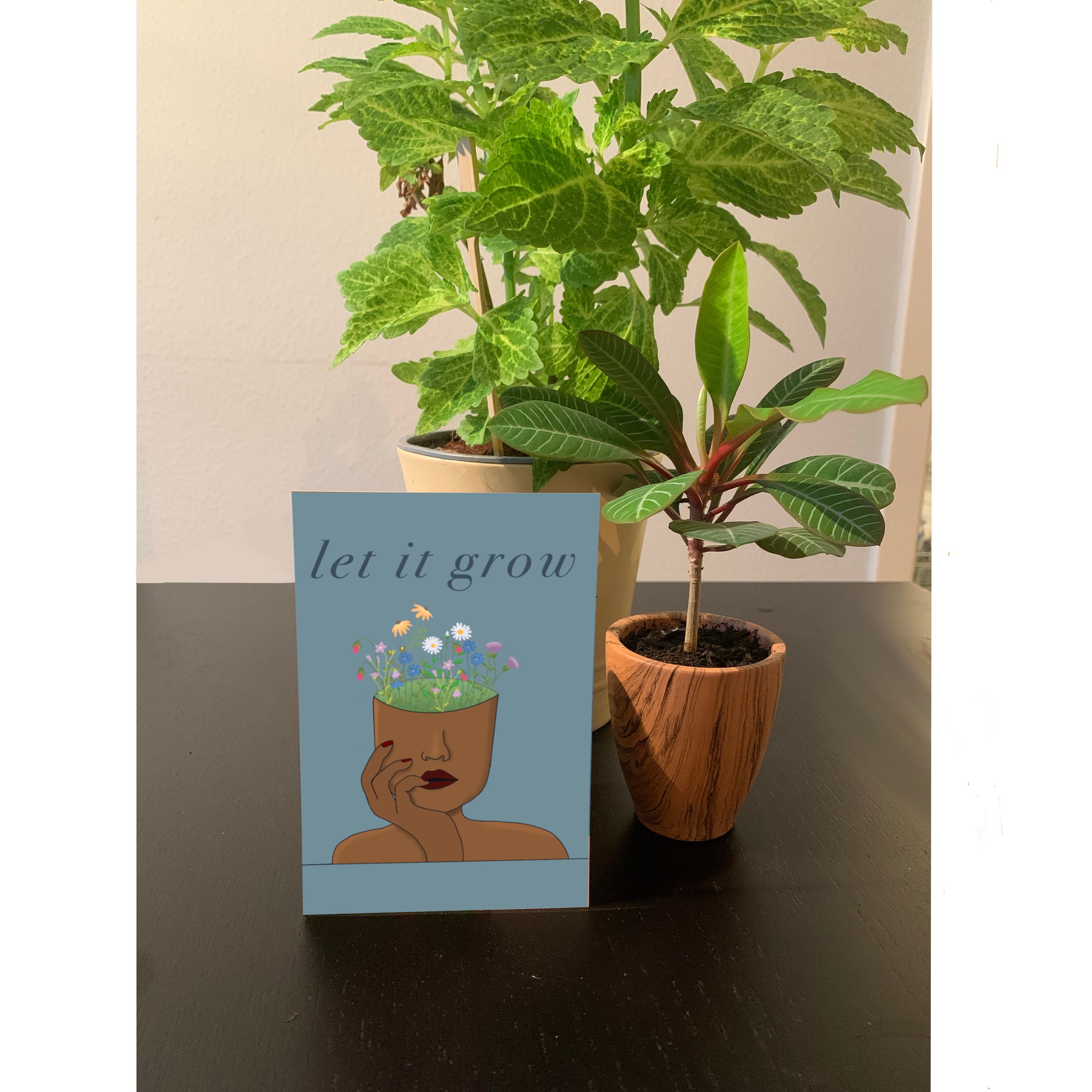 Let it grow - Illustration - digital print - Etsy.de